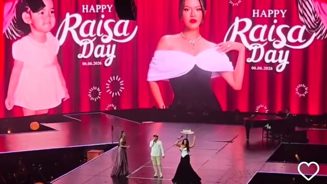 Raisa Dapat Kejutan Ulang Tahun dari Krisyanto Jamrud di Konser GBK